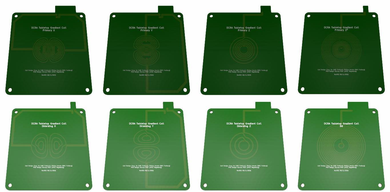 Gradient Coils for the OCRA Tabletop MRI System – OCRA